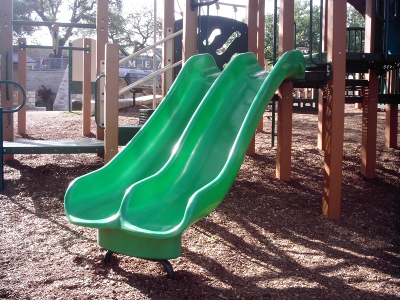 4 ft. Double Slide | Commercial Playground Equipment